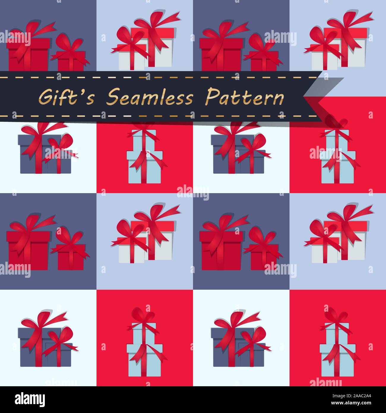 Present background texture seamless Stock Vector Images - Alamy
