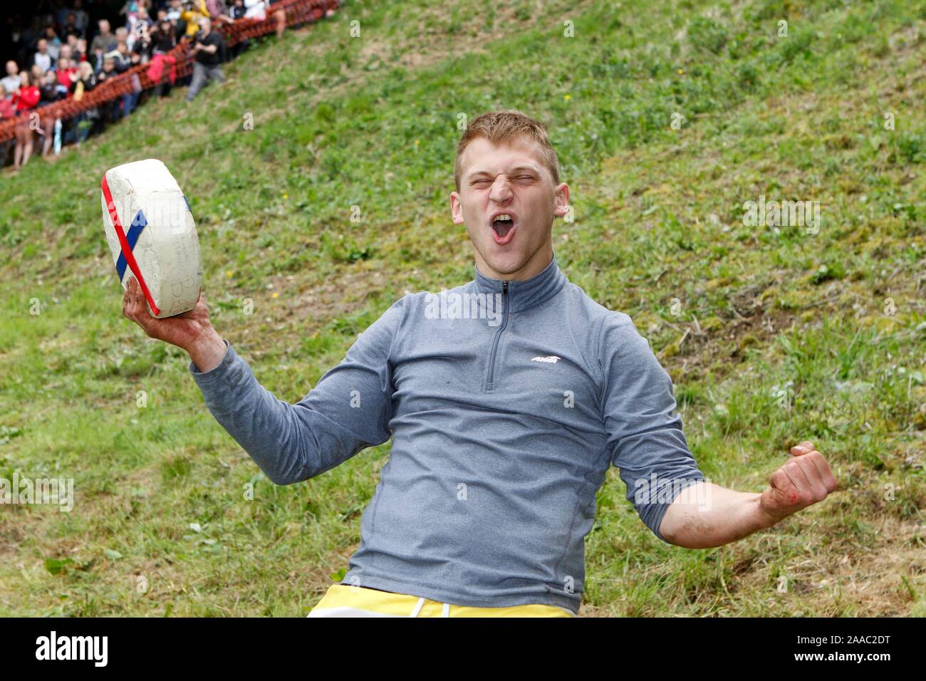 Gloucester cheese roll hi-res stock photography and images - Alamy