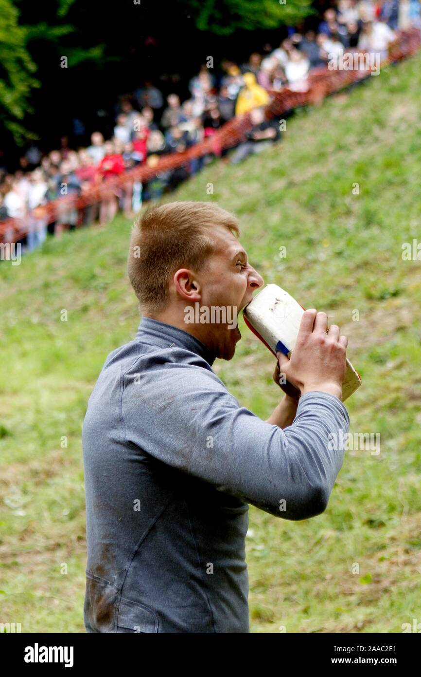 Gloucester cheese roll hi-res stock photography and images - Alamy