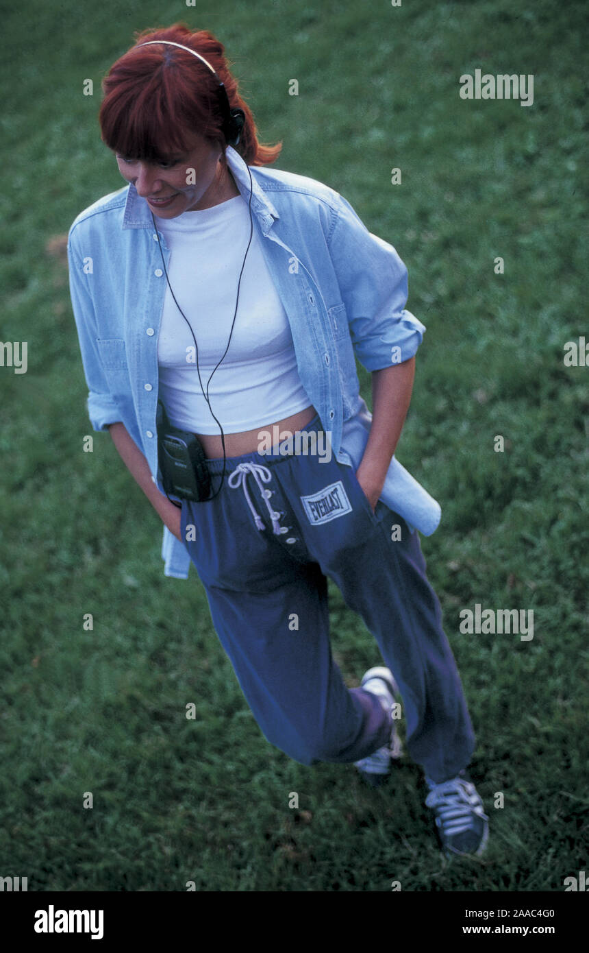 Headphone walks hi-res stock photography and images - Alamy