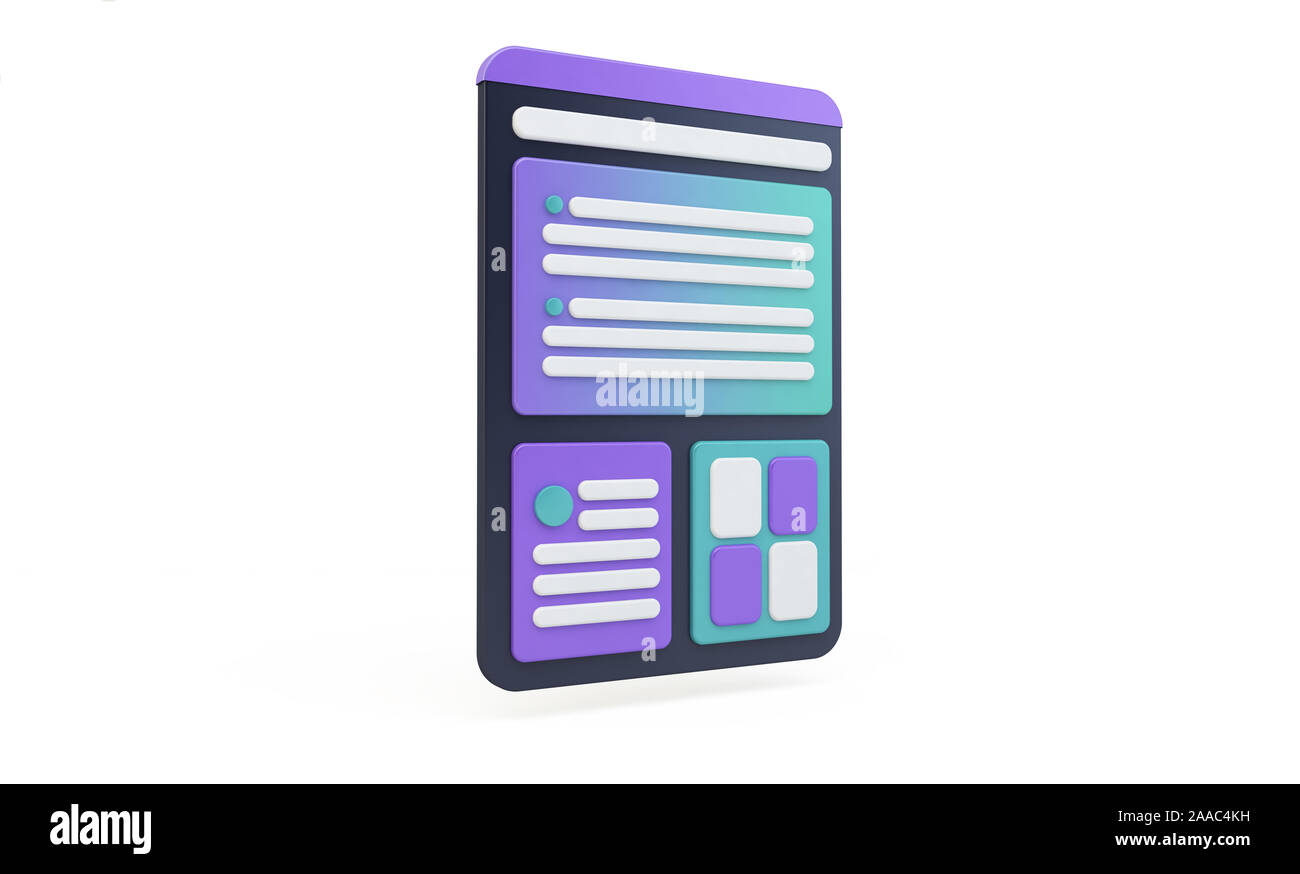 Tablet interface hi-res stock photography and images - Alamy