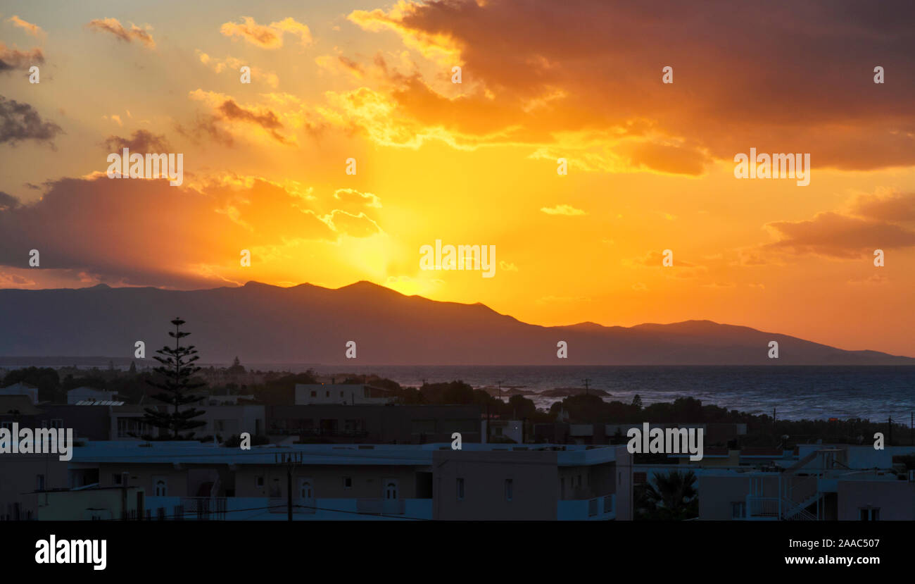 Crete evening scene hi-res stock photography and images - Alamy