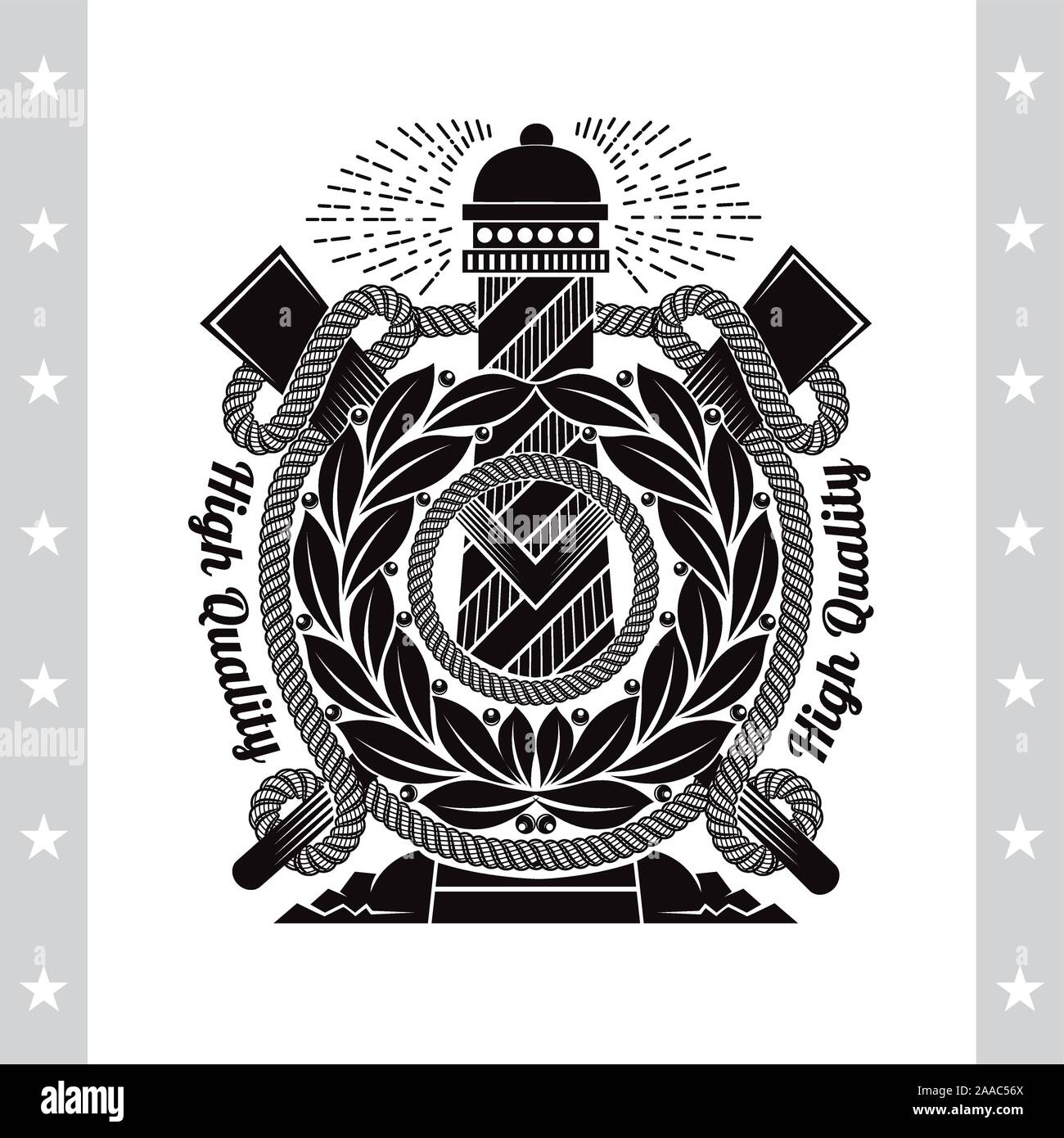 Cross and lighthouse Stock Vector Images - Alamy