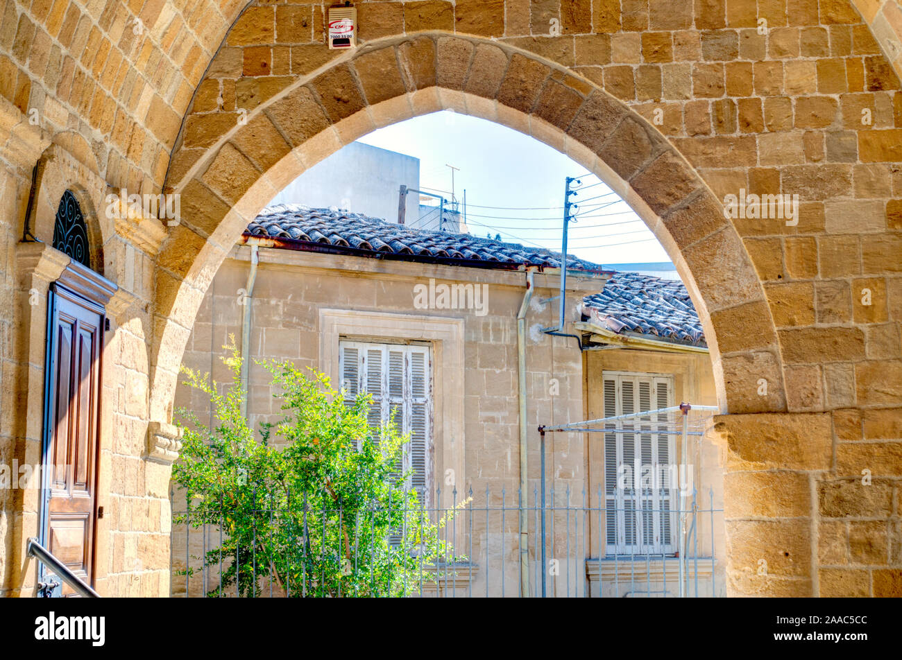 South Nicosia landmarks, Cyprus Stock Photo - Alamy