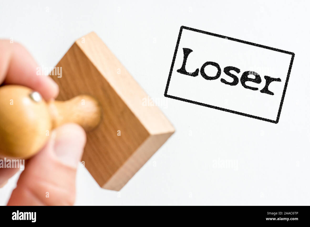 Loser sign hi-res stock photography and images - Alamy