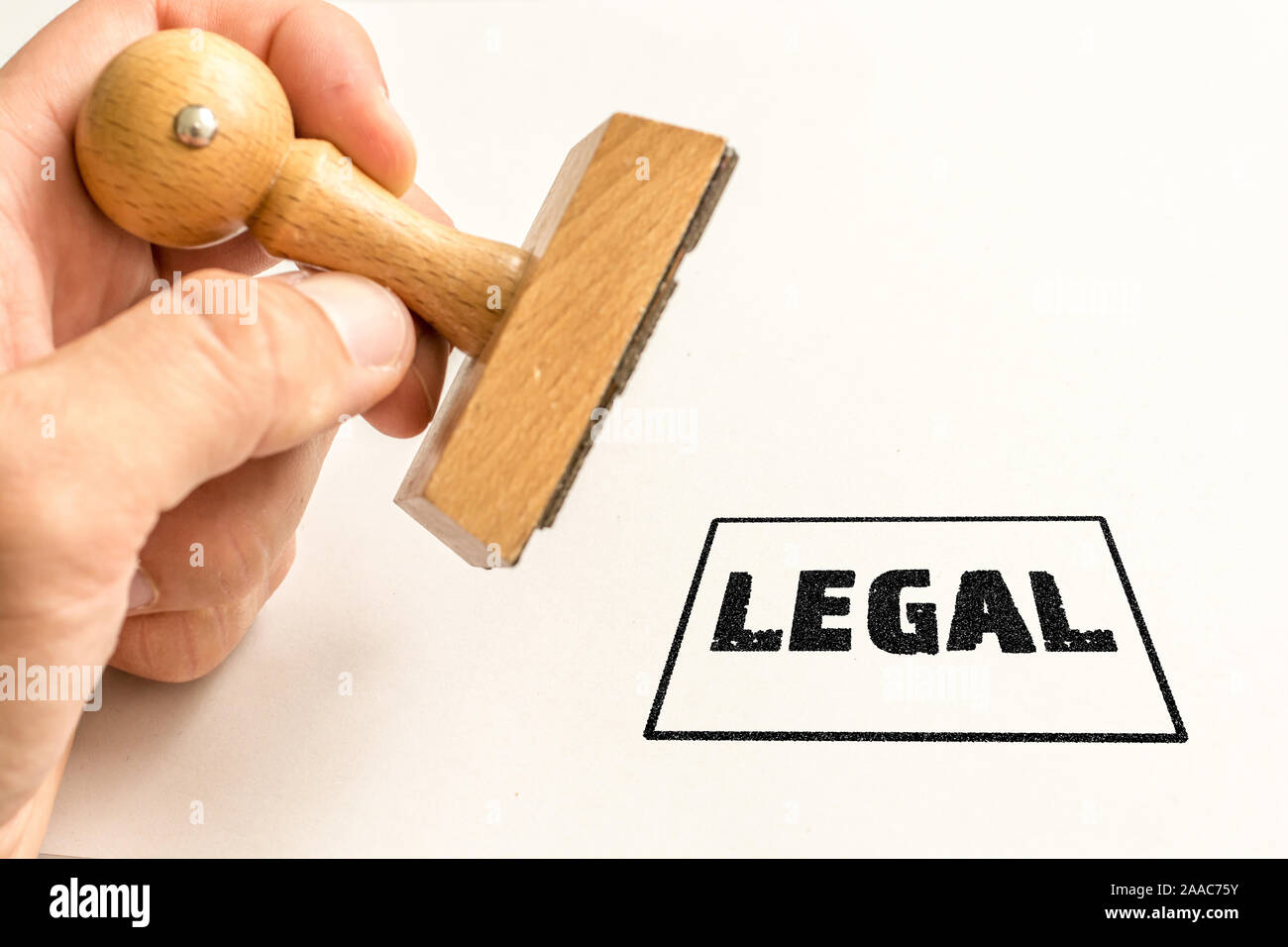 Stamp legal on a white background Stock Photo - Alamy