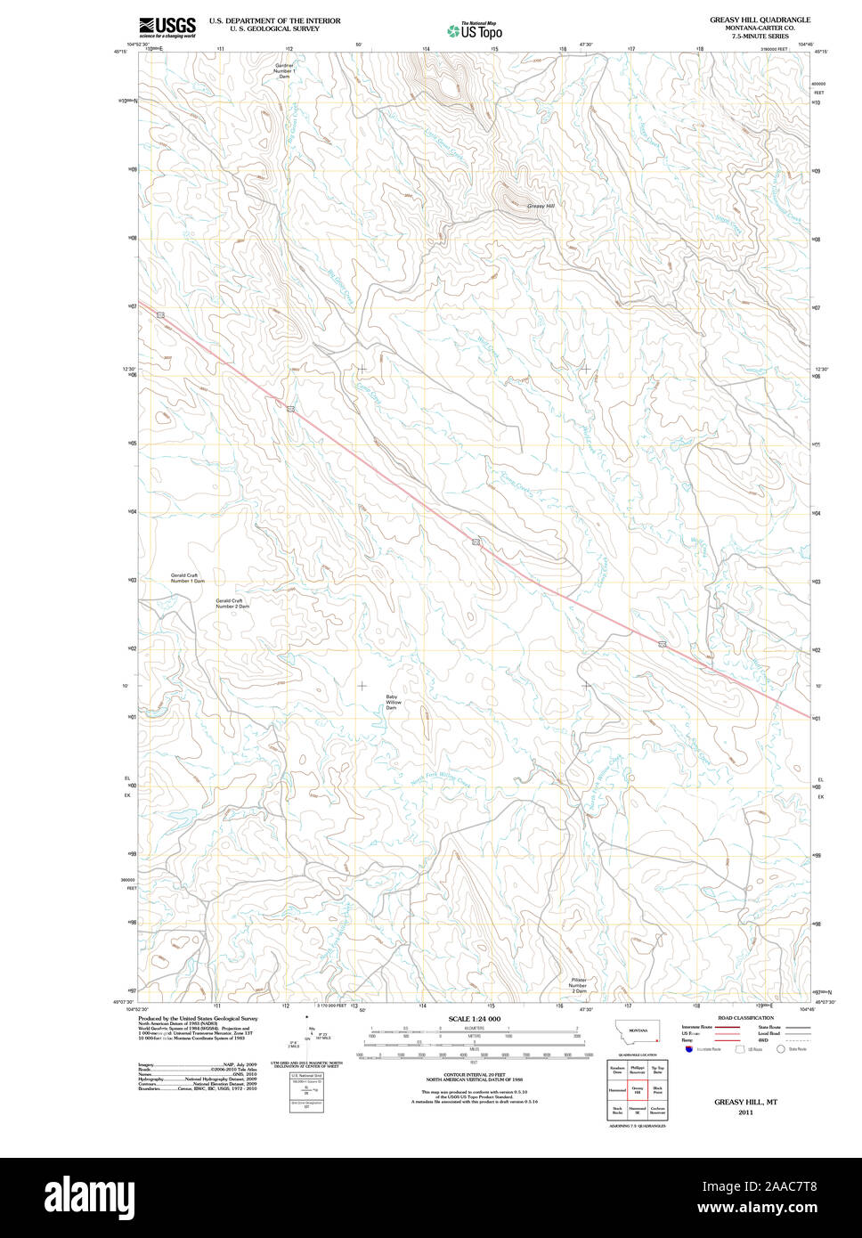Hill montana map hi-res stock photography and images - Alamy