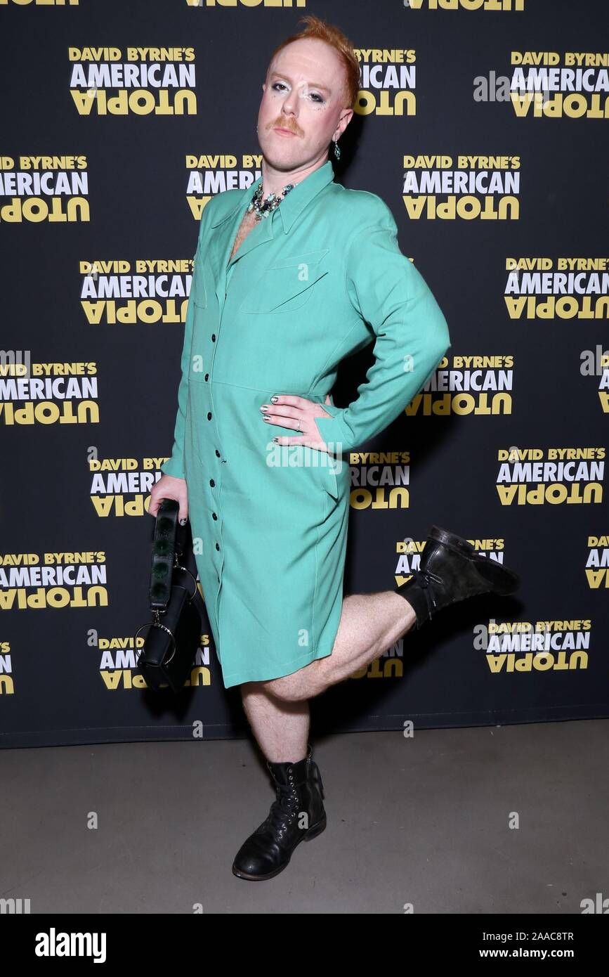Opening night cast party for David Byrne's American Utopia held at ...
