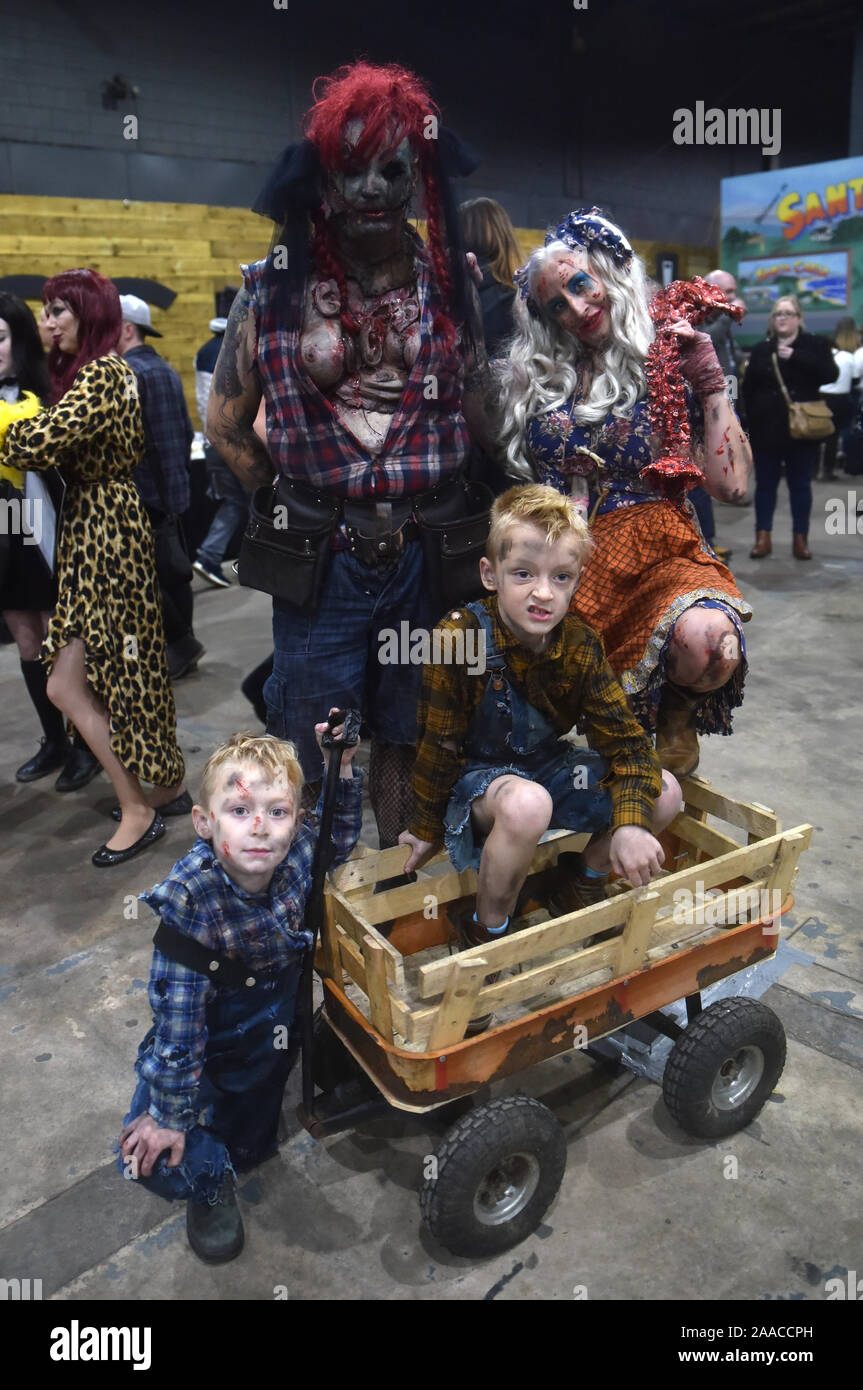 2019 For The Love of Horror Convention at Bowlers Exhibition Centre in ...