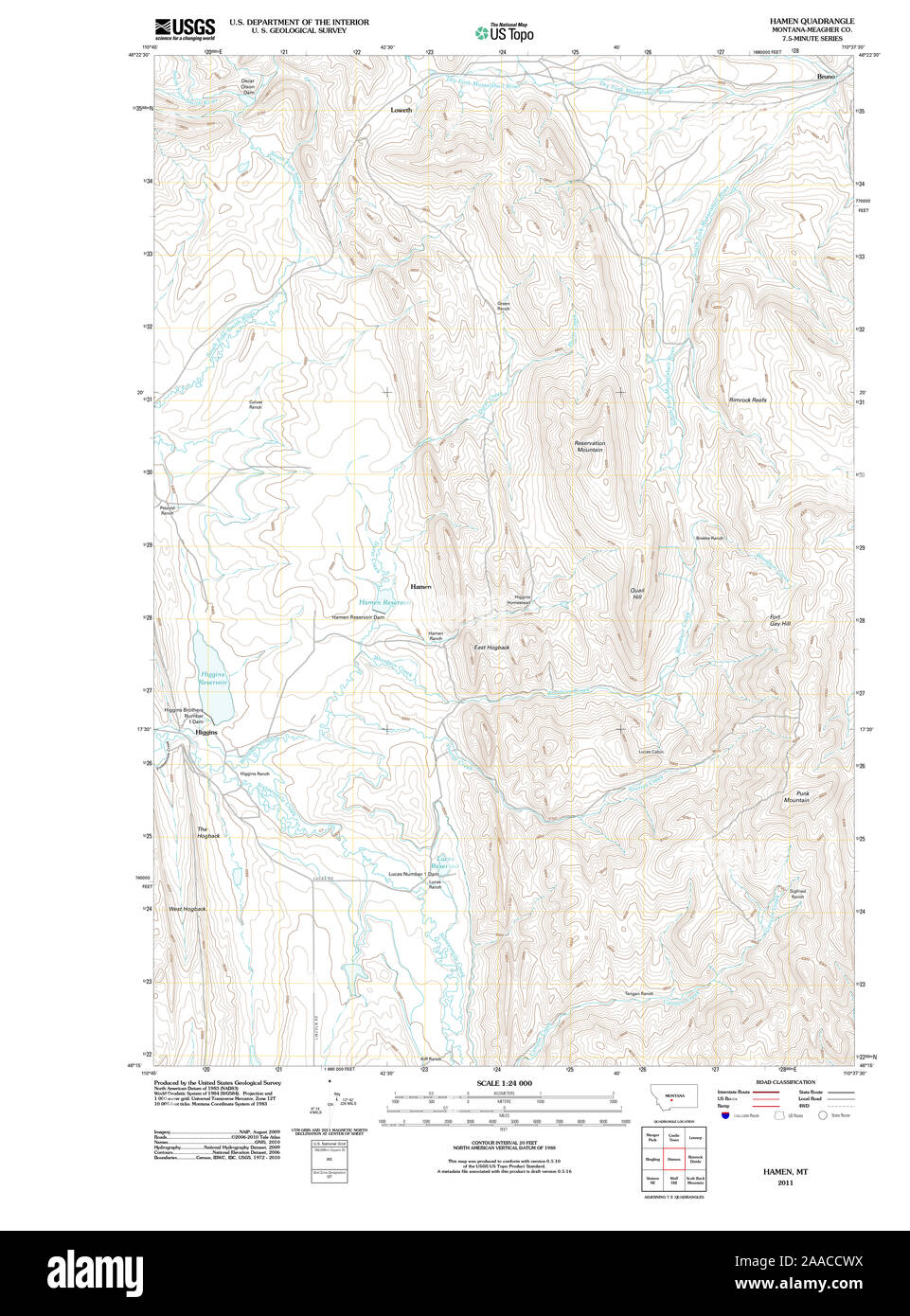 Topo map montana hi-res stock photography and images - Alamy