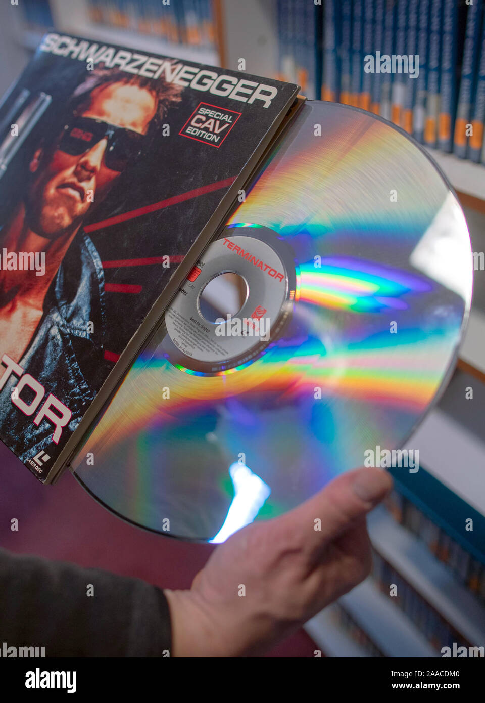 Film dvd cover shelf hi-res stock photography and images - Alamy