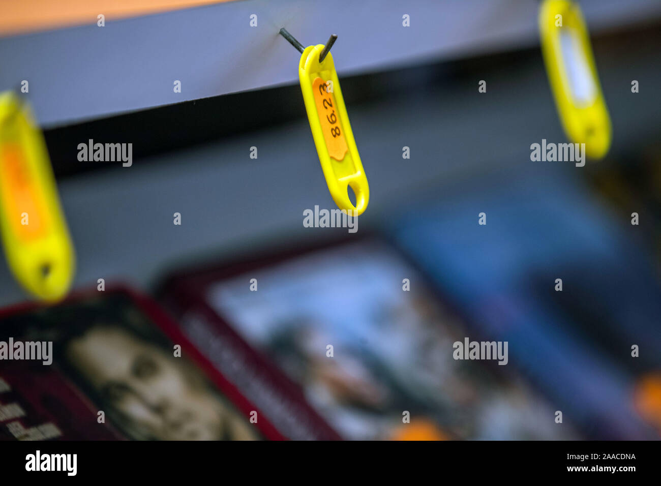 Film dvd cover shelf hi-res stock photography and images - Alamy