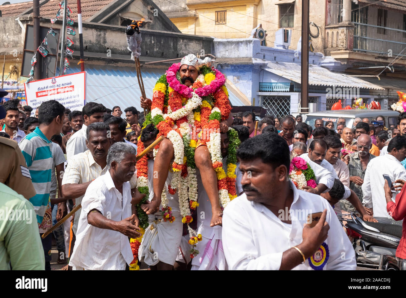 Puthur kulumai amman kutti kudi tiruvizha festival hi-res stock ...