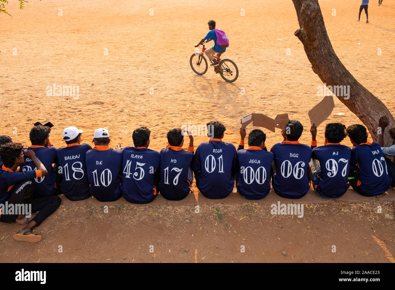 Boys in football kit hi-res stock photography and images - Alamy