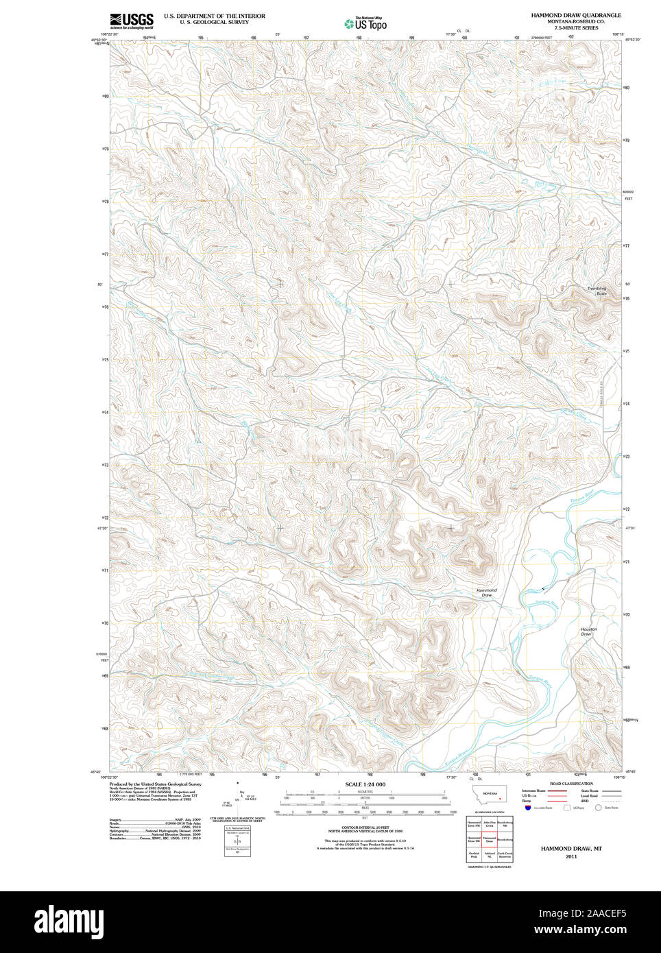 Map of hammond montana hi-res stock photography and images - Alamy