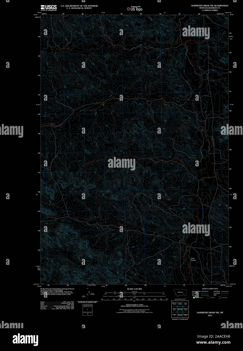 Map of hammond montana hi-res stock photography and images - Alamy