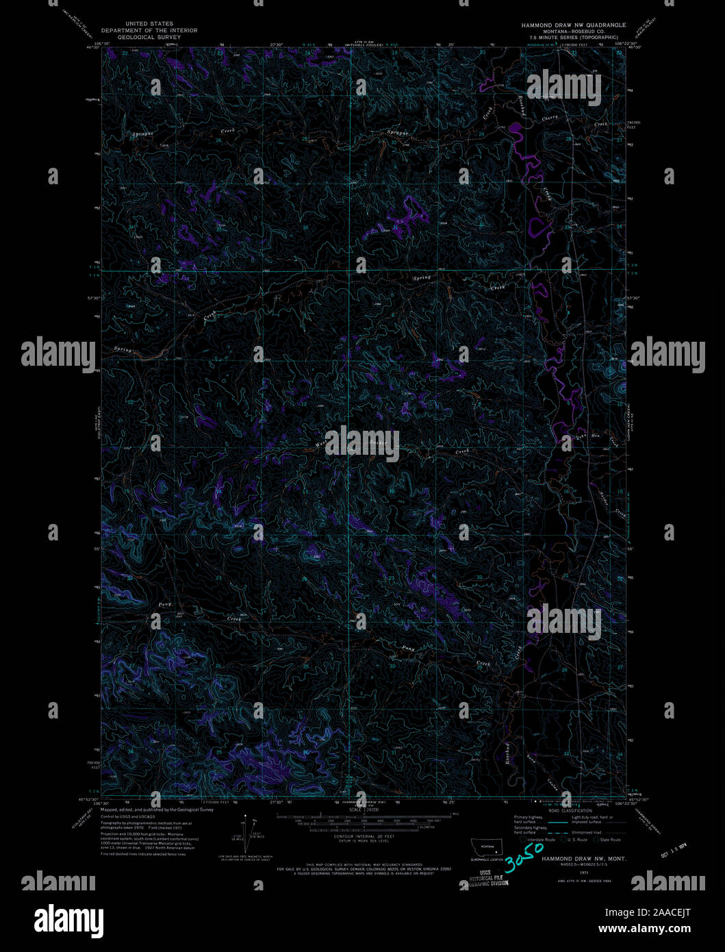 Map of hammond montana hi-res stock photography and images - Alamy