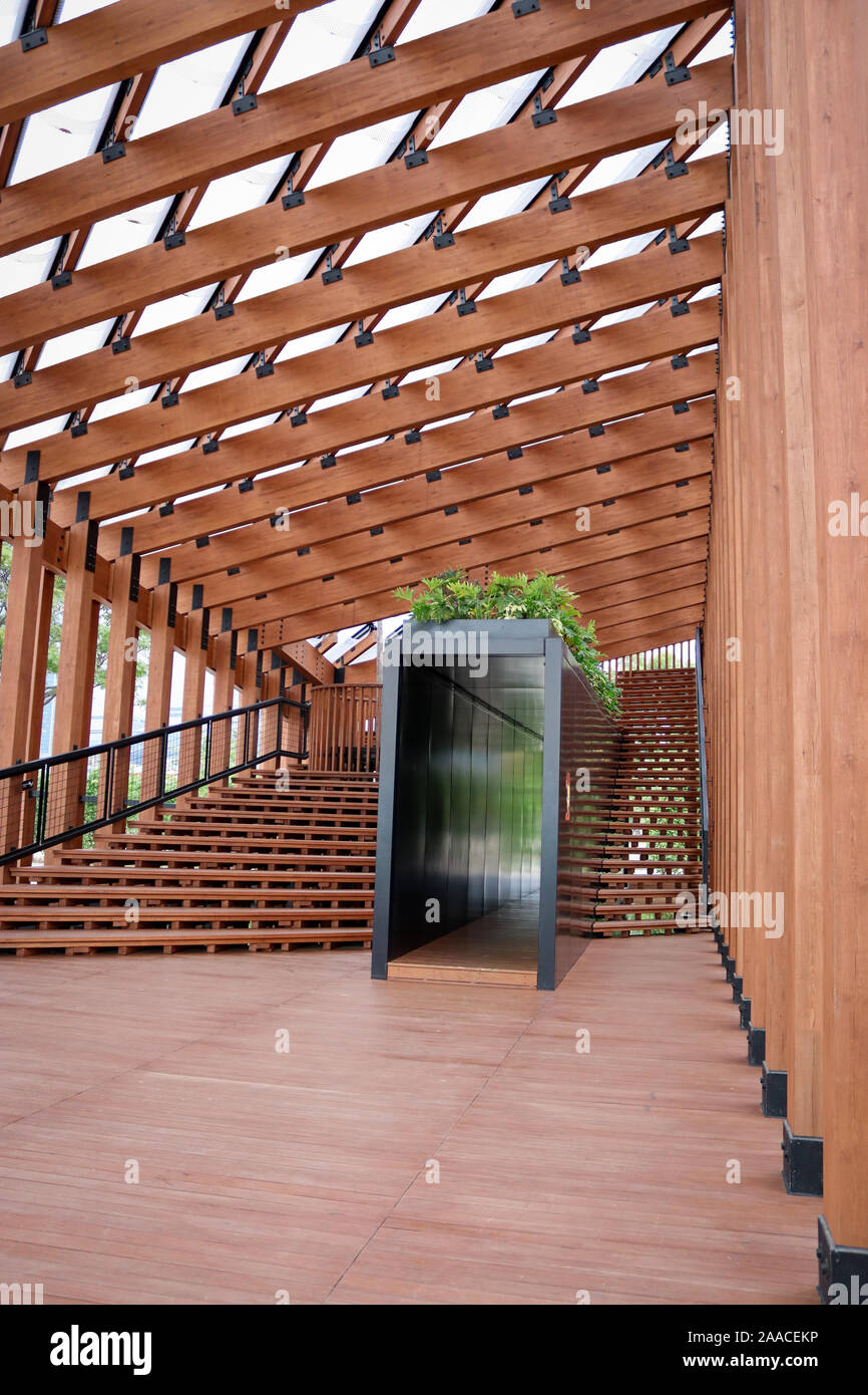 Timber pavilion hi-res stock photography and images - Alamy