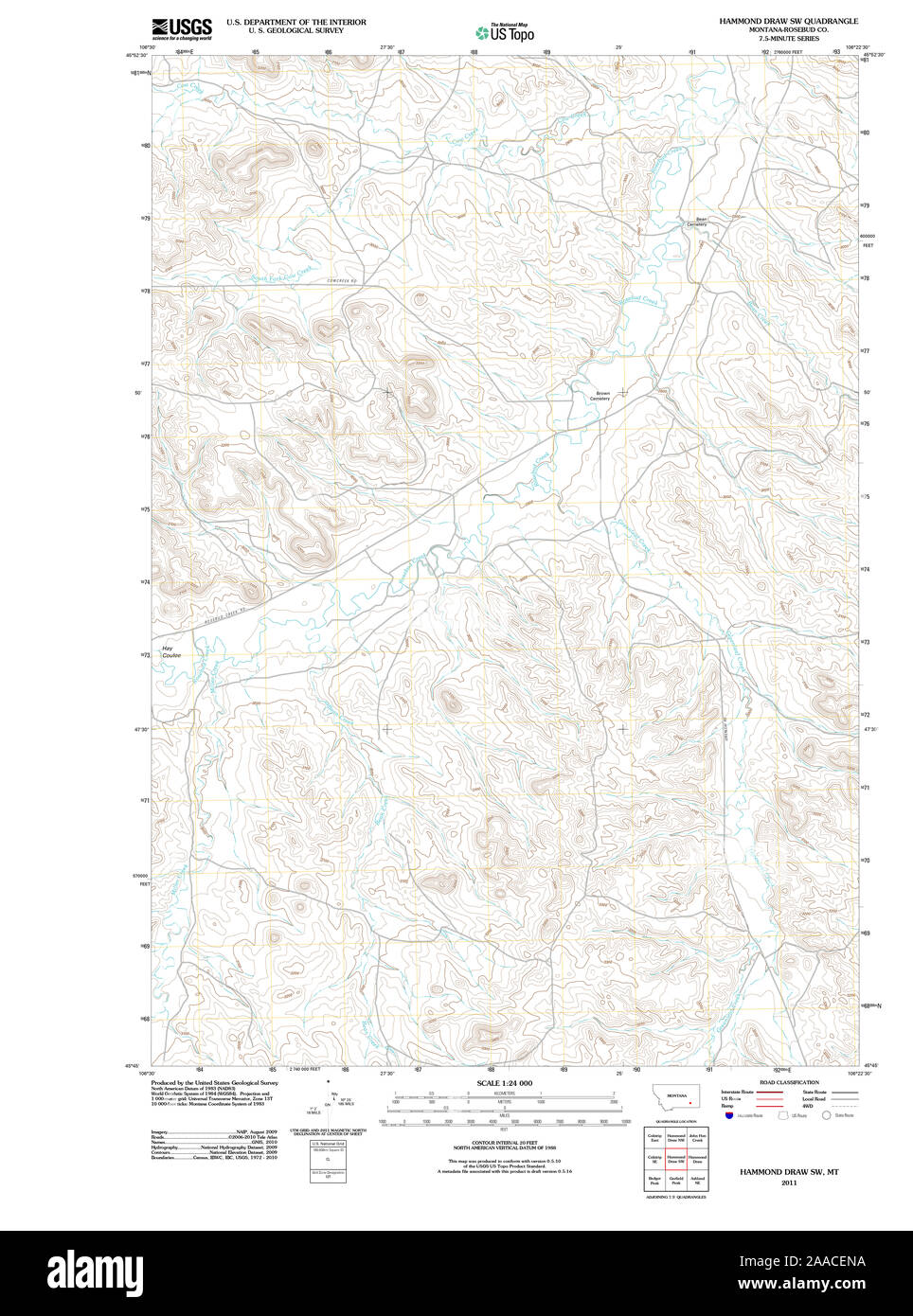 Map of hammond montana hi-res stock photography and images - Alamy