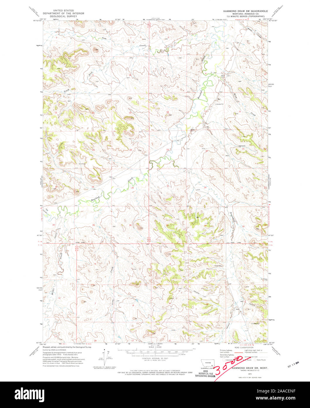 Map of hammond montana hi-res stock photography and images - Alamy