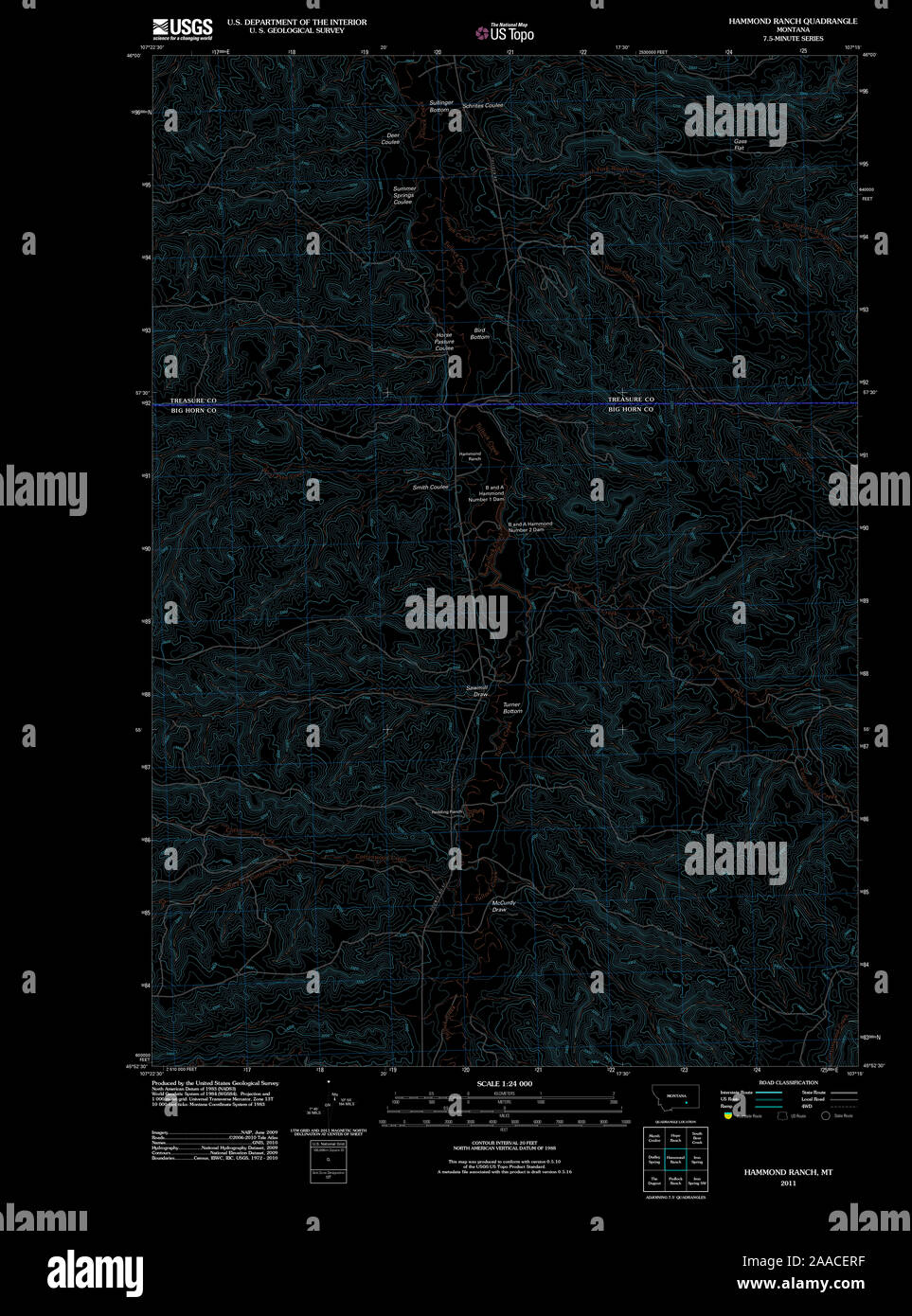 Map of hammond montana hi-res stock photography and images - Alamy
