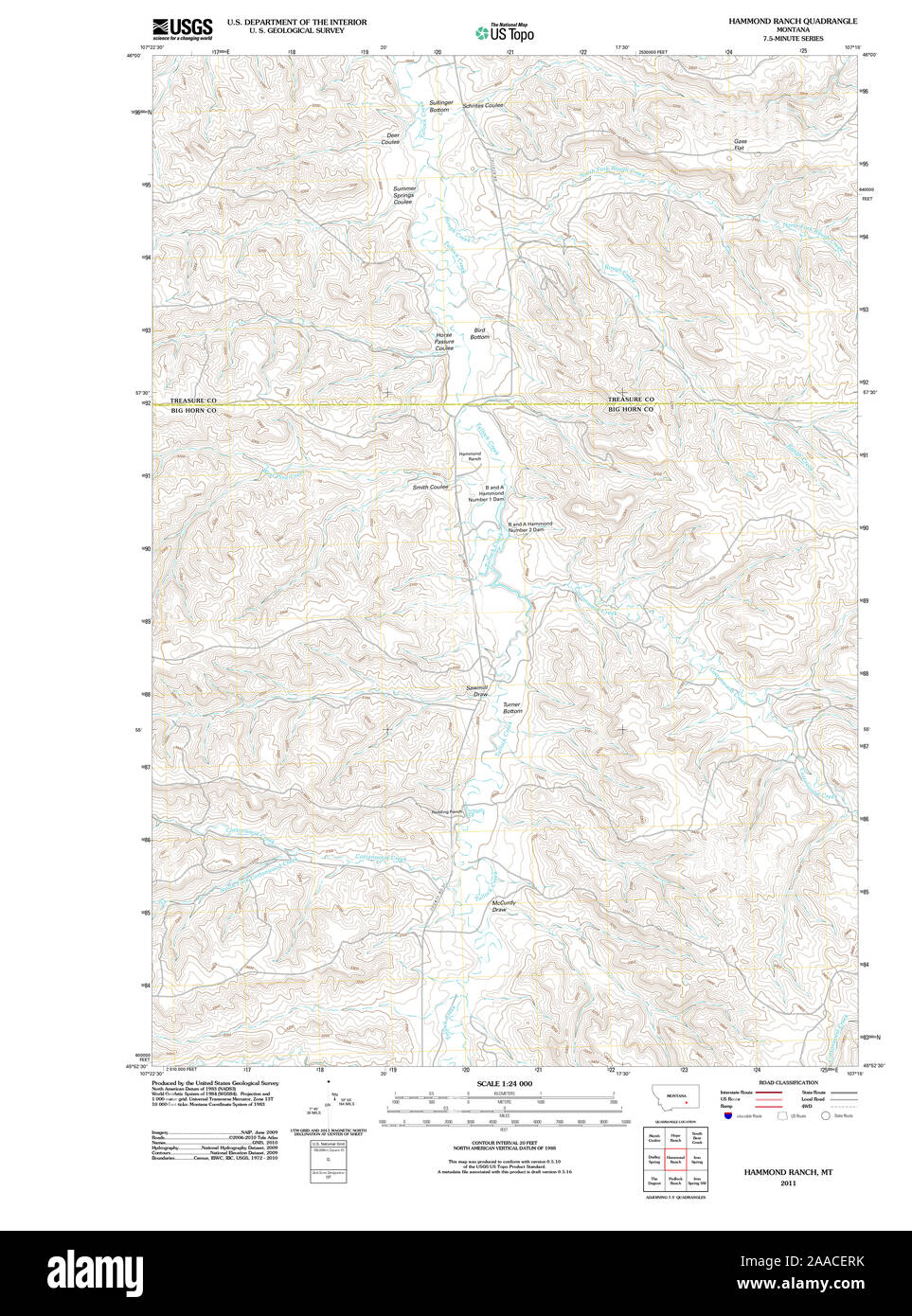 Map of hammond montana hi-res stock photography and images - Alamy