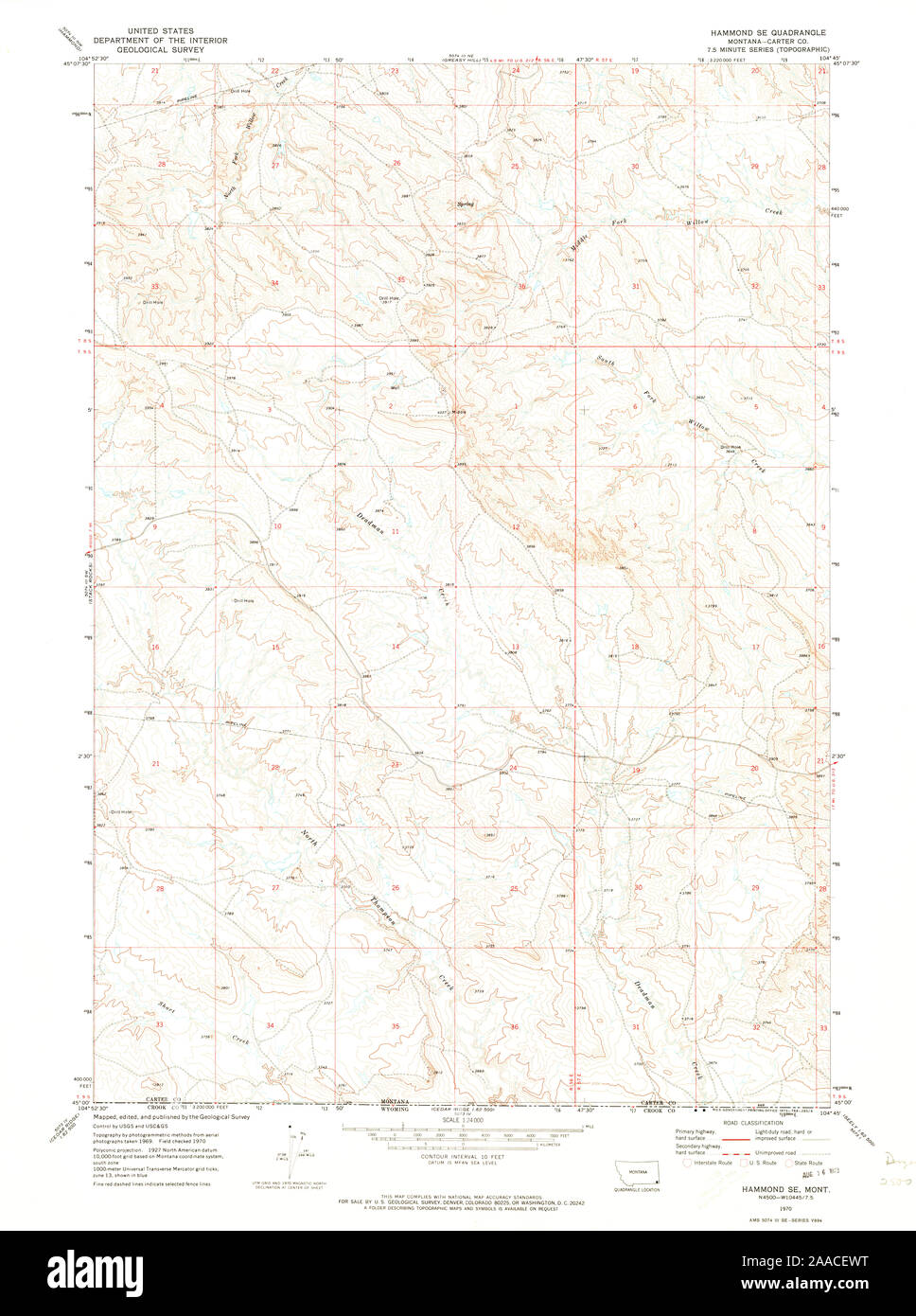 Hammond montana map hi-res stock photography and images - Alamy