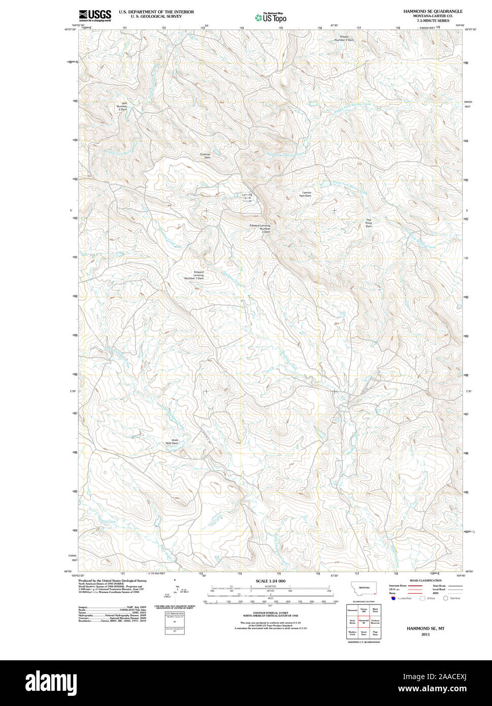 Map of hammond montana hi-res stock photography and images - Alamy