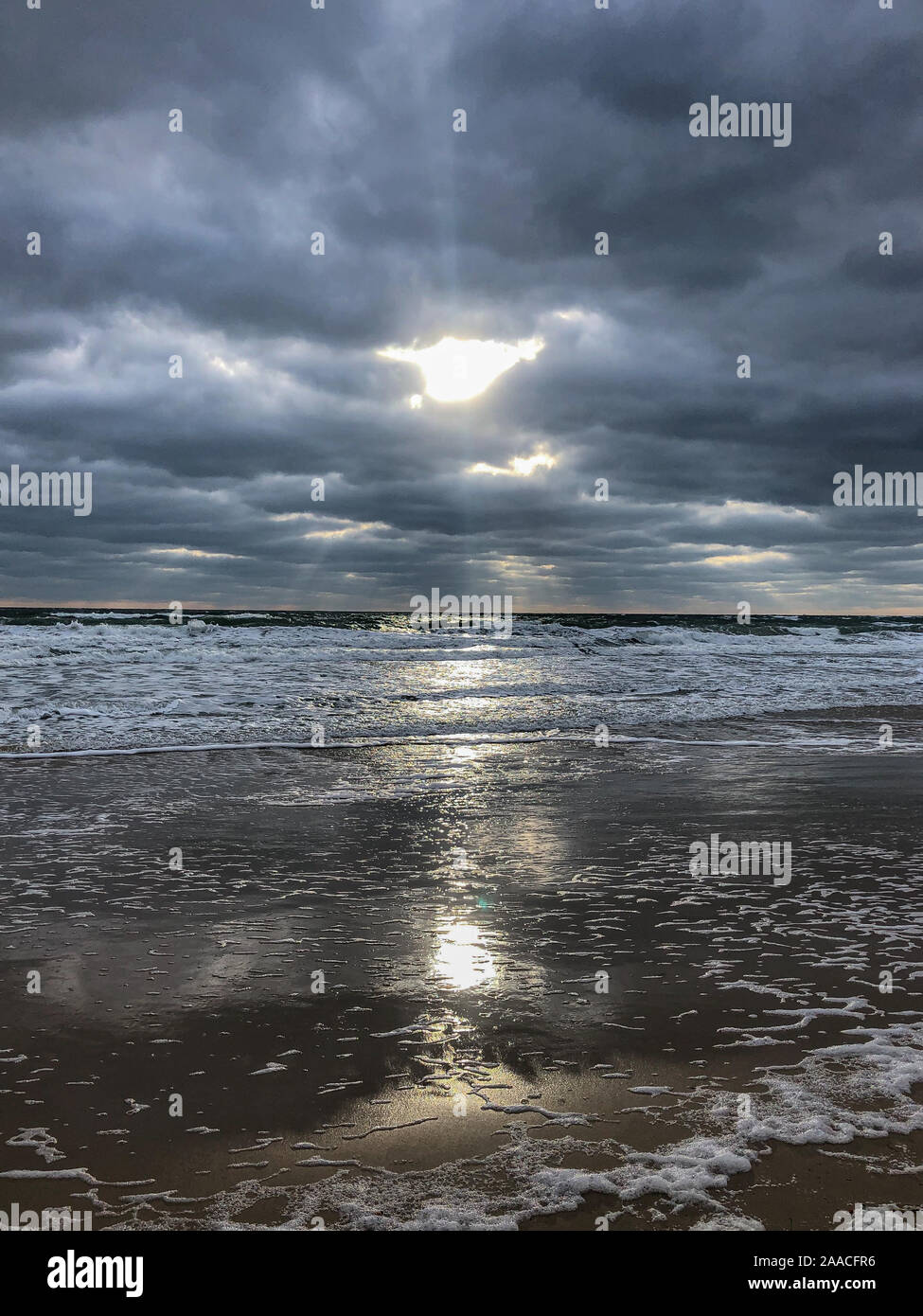 A wild and windy day on the south coast. Credit Suzanne McGowan/Alamy ...