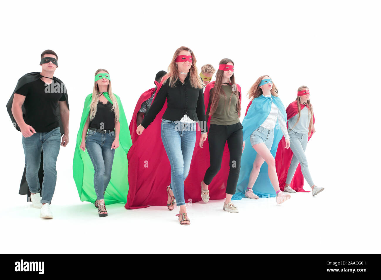 Team of superheroes hi-res stock photography and images - Alamy