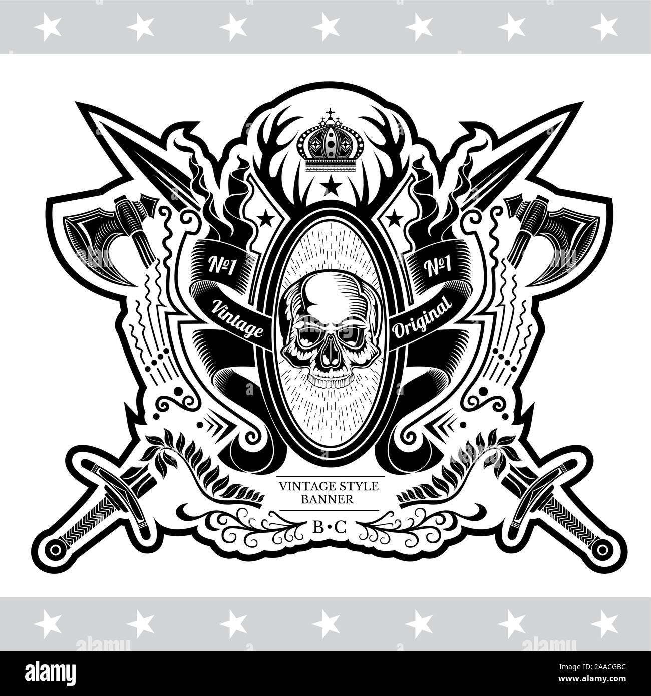 Vintage oval border with ribbon hi-res stock photography and images - Alamy