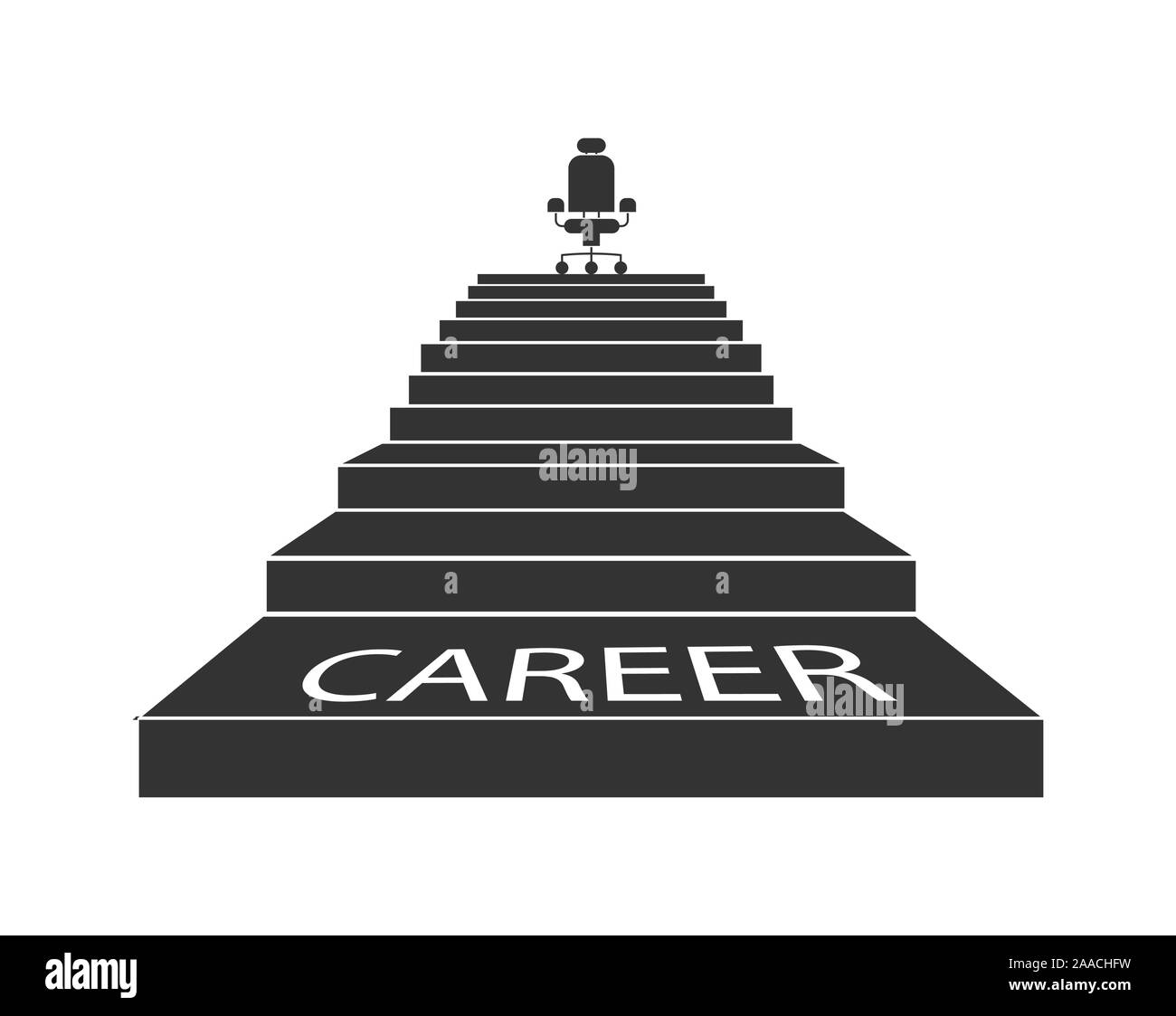 Stairs lead up Stock Vector Images - Alamy