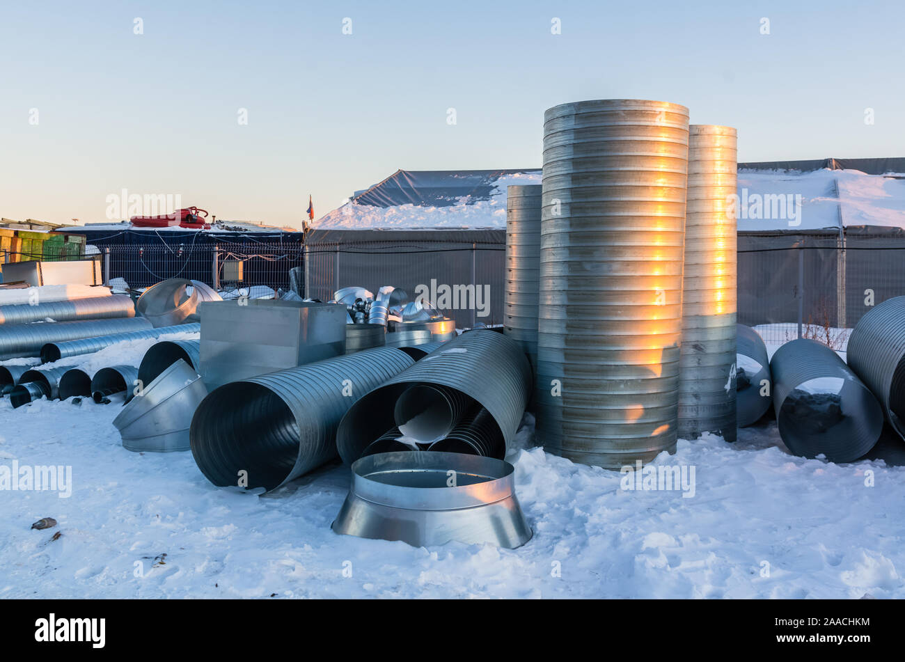 Ventilation construction site hi-res stock photography and images - Alamy