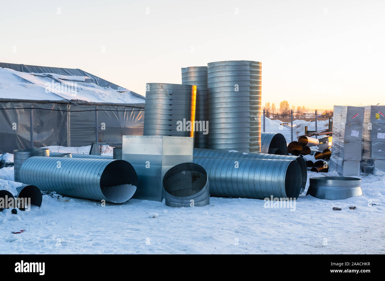 Ventilation construction site hi-res stock photography and images - Alamy