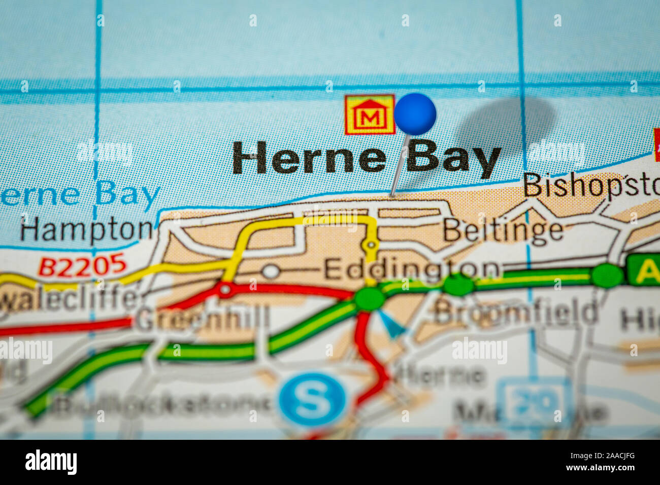 Herne map hi-res stock photography and images - Alamy