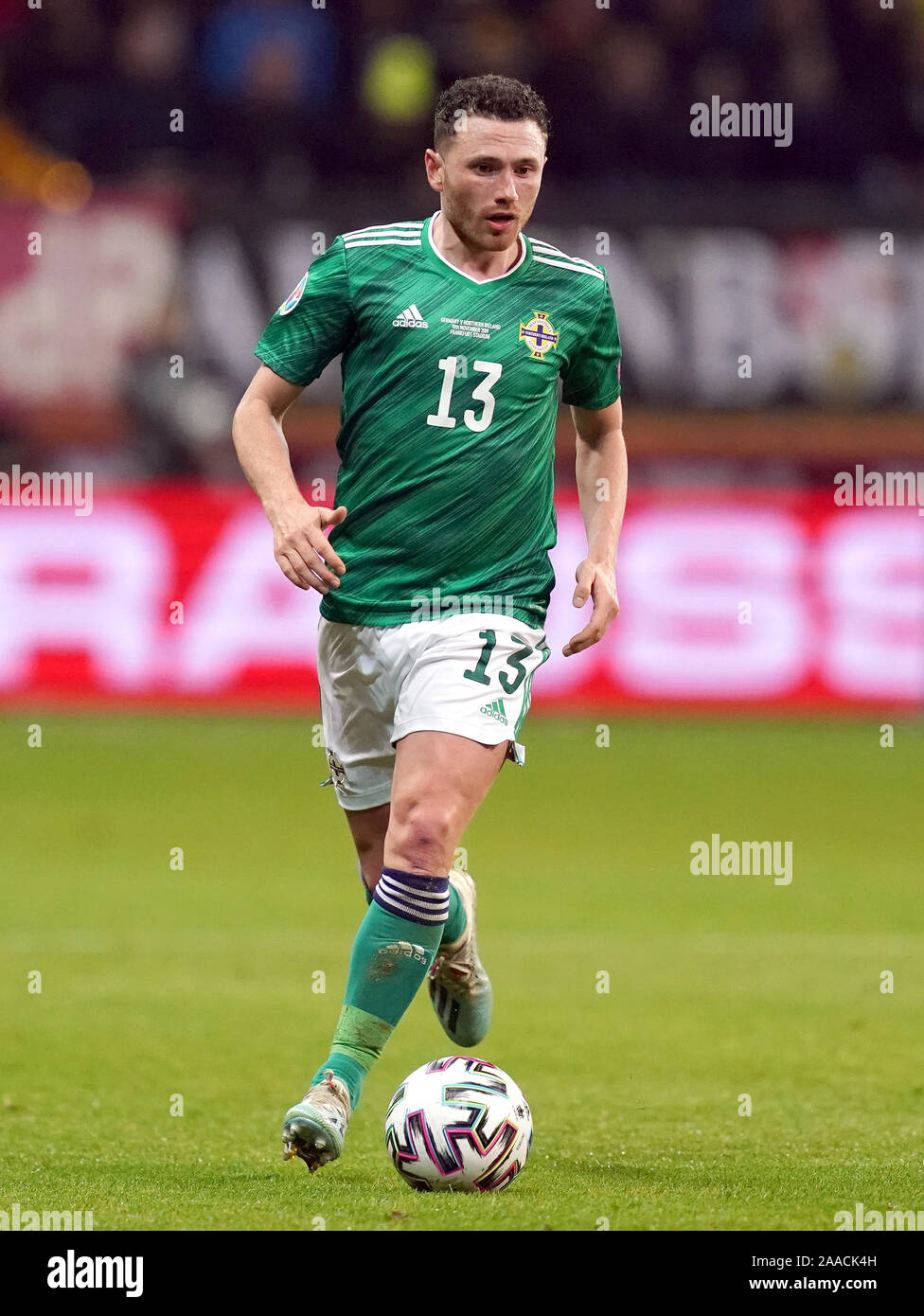 Northern Ireland's Corry Evans Stock Photo - Alamy