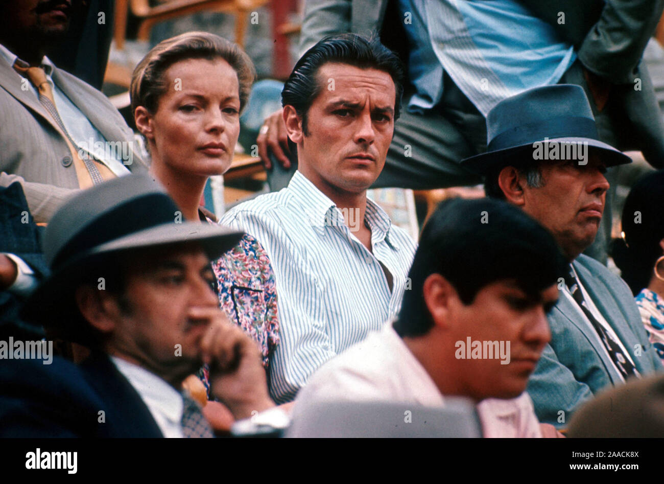 ALAIN DELON and ROMY SCHNEIDER in THE ASSASSINATION OF TROTSKY (1972 ...