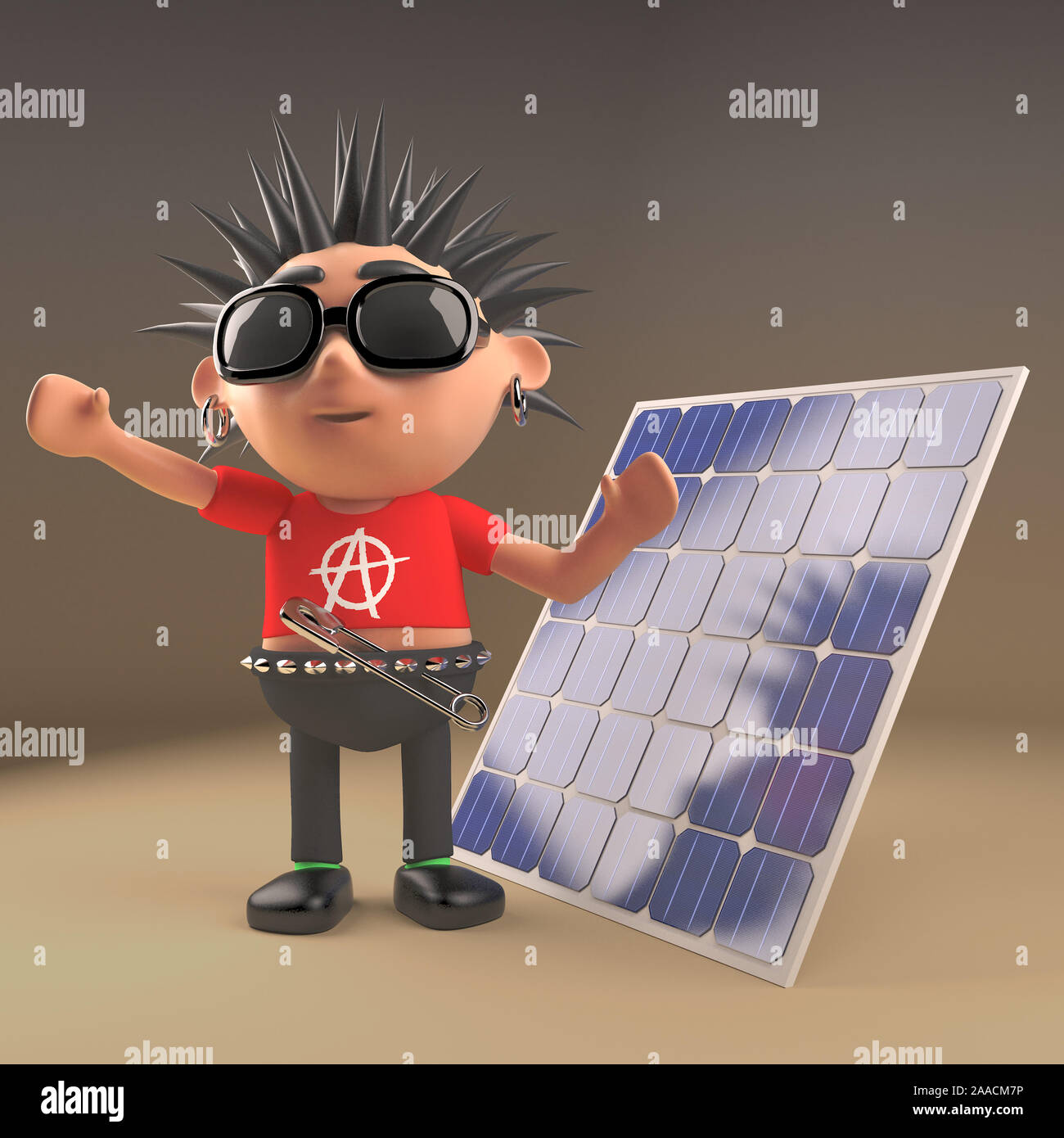 Solar punk hi-res stock photography and images - Alamy