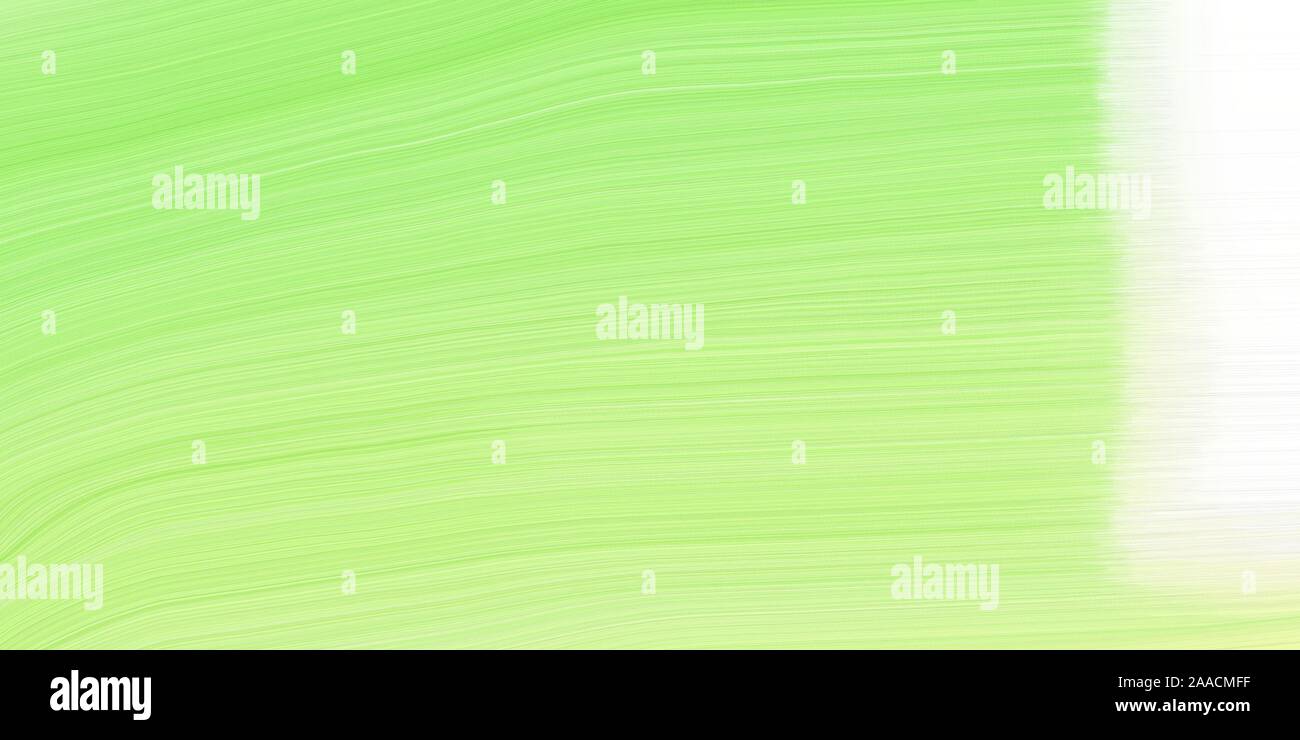 modern curvy waves background design with pale green, old lace and tea ...