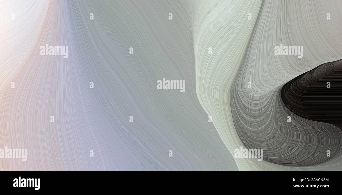 curvy background design with ash gray, very dark blue and dim gray ...