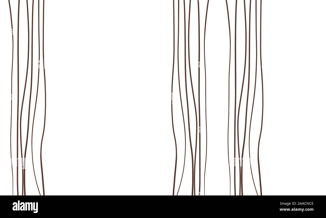 Asbtract Tree Growth Line Pattern Seamless Design Stock Photo - Alamy