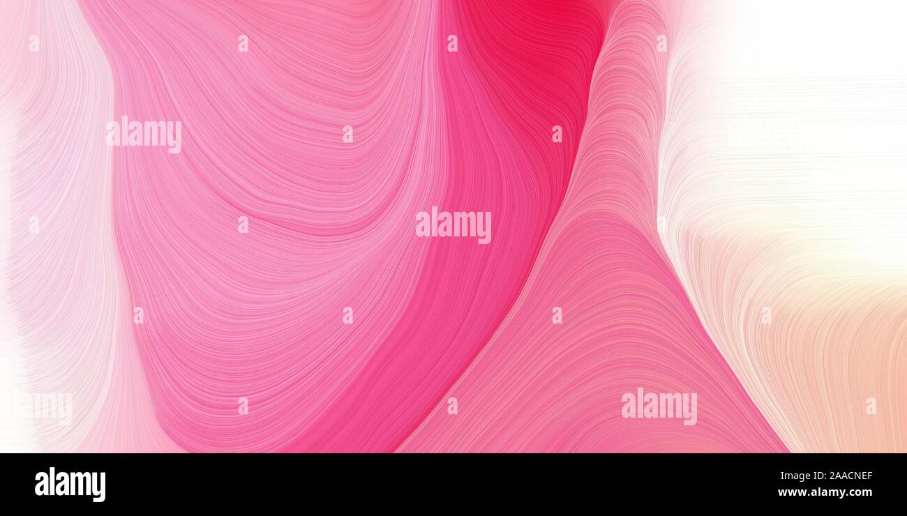smooth swirl waves background design with hot pink, misty rose and ...