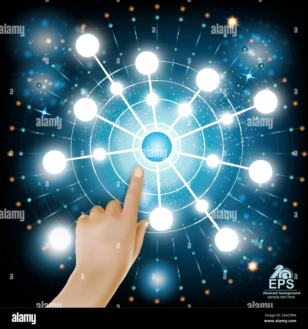 High tech display Stock Vector Images - Alamy