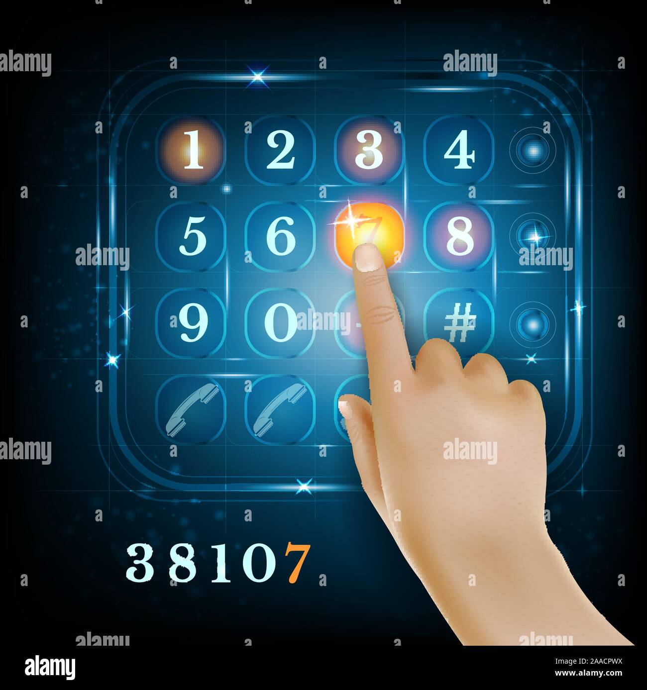 Hand keyboard universe hi-res stock photography and images - Alamy