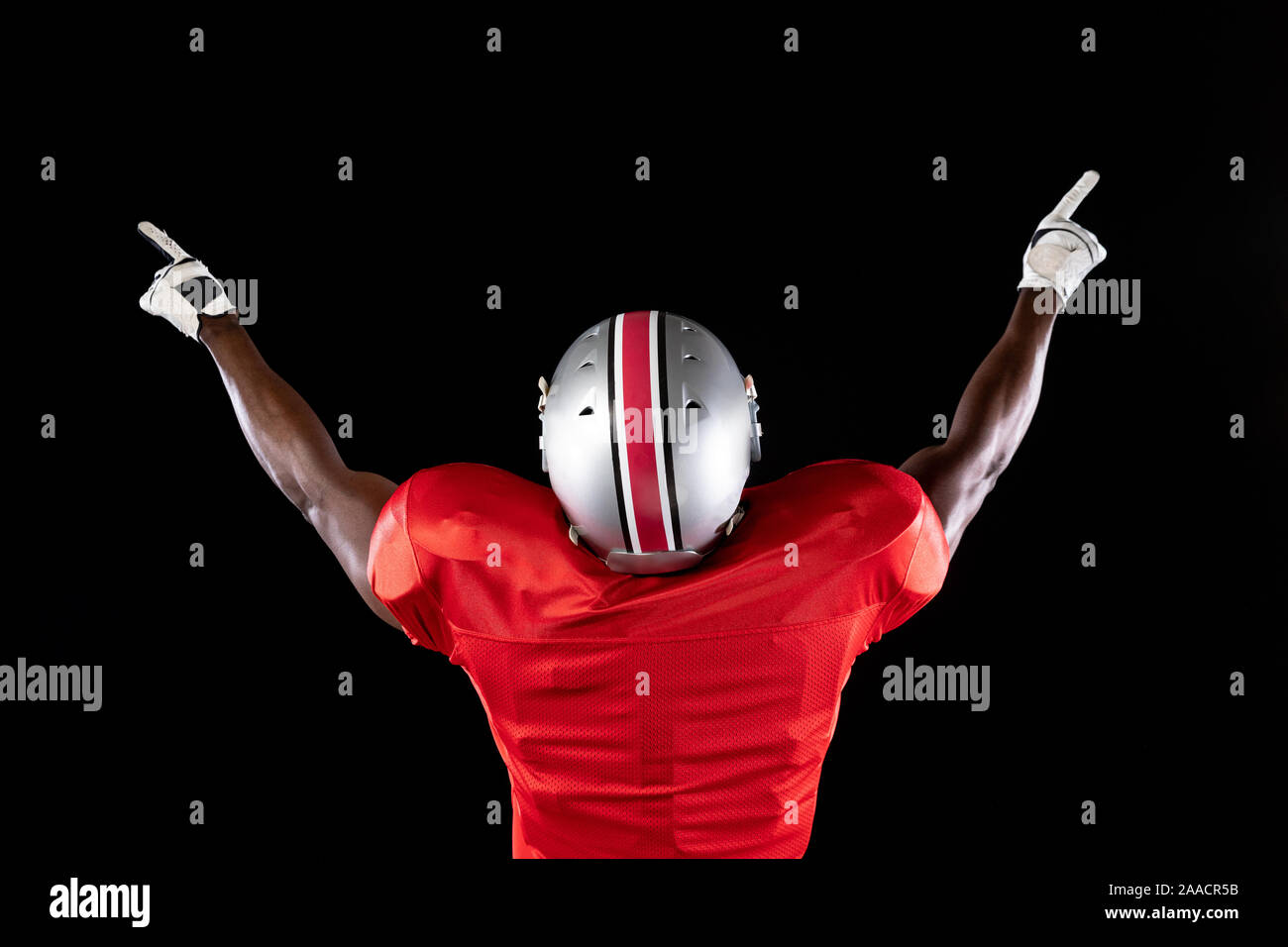 Football celebrating arms out hi-res stock photography and images - Alamy