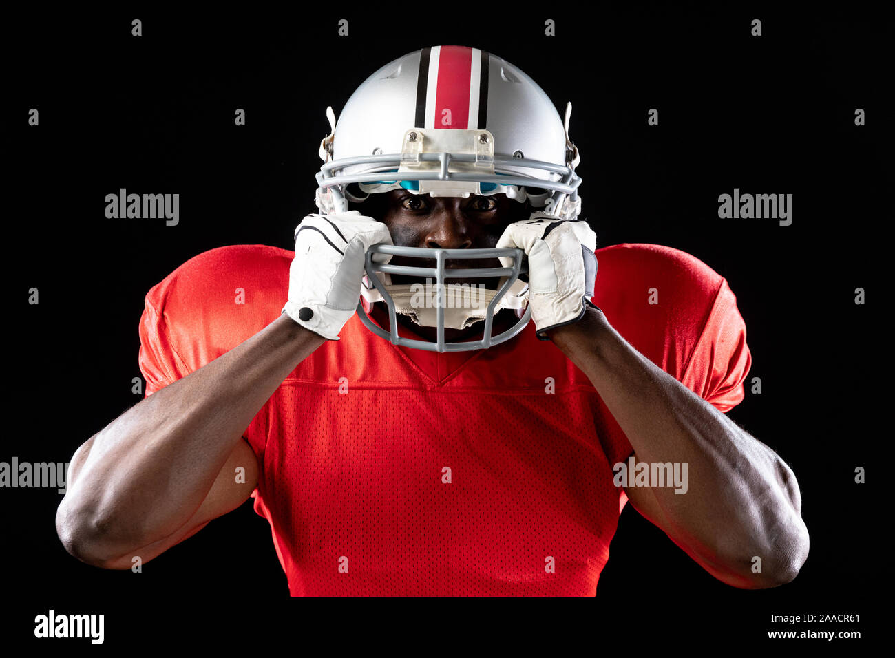 American football player Stock Photo - Alamy