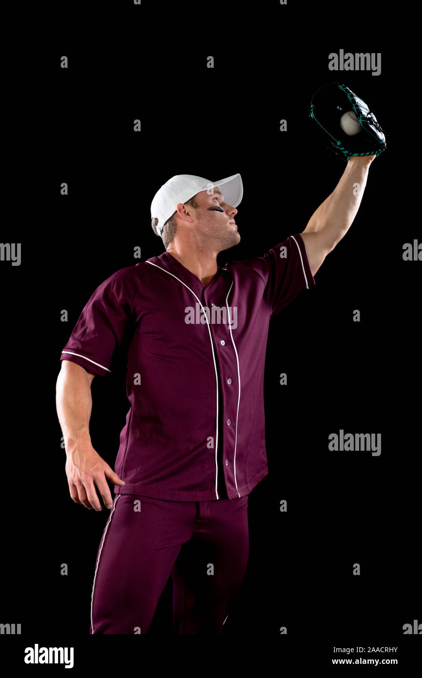 Baseball player catcher catching hi-res stock photography and images ...