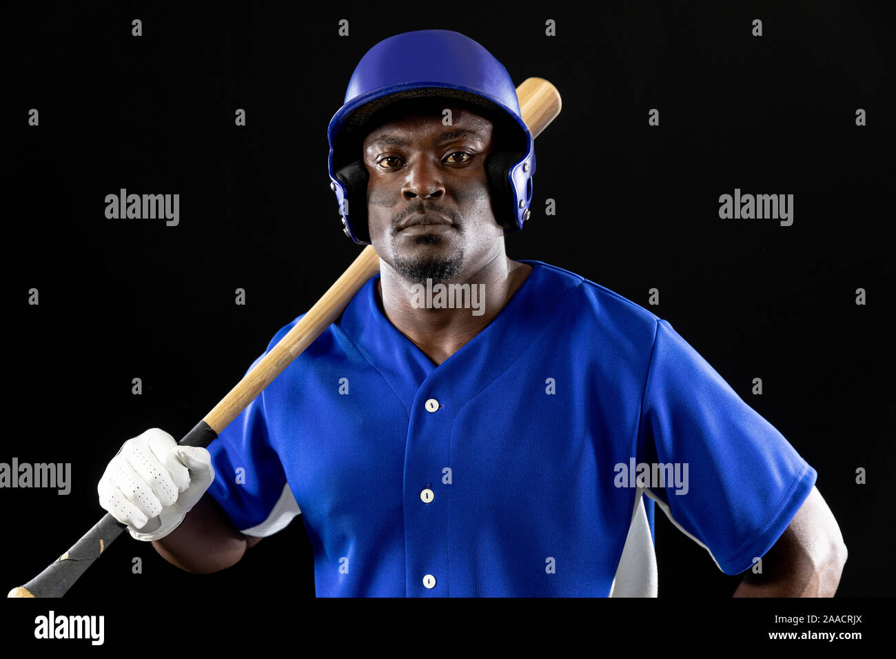 Blue baseball jersey hi-res stock photography and images - Alamy