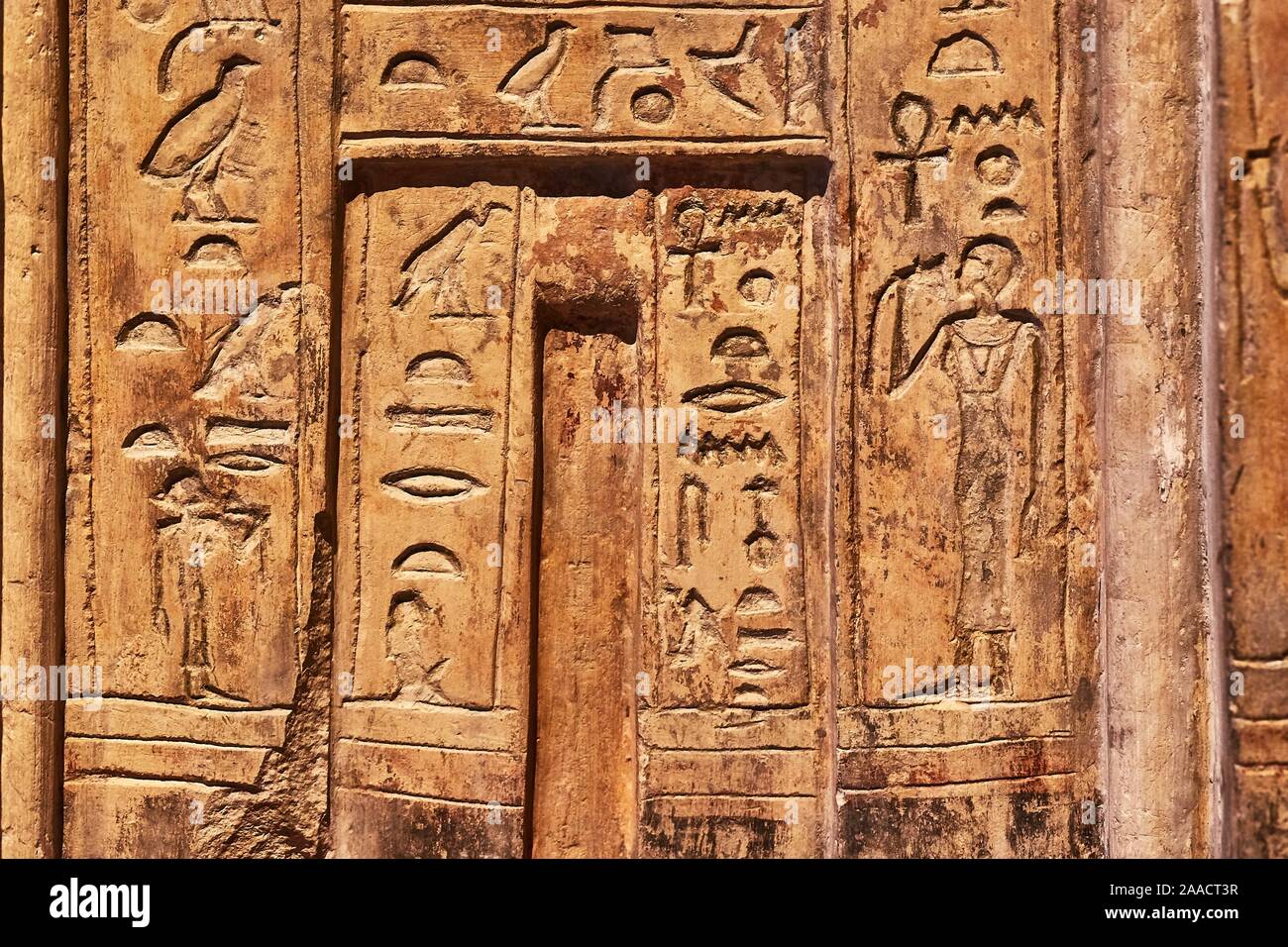 Ancient Hieroglyphic Script Stock Photo - Alamy