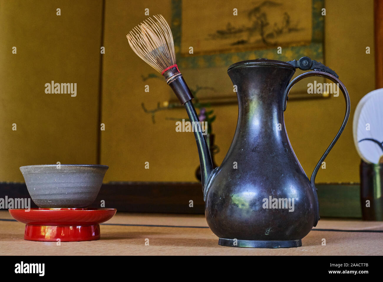 Japan, Honshu island, Kansai region, Kyoto, tea ceremony Stock Photo ...